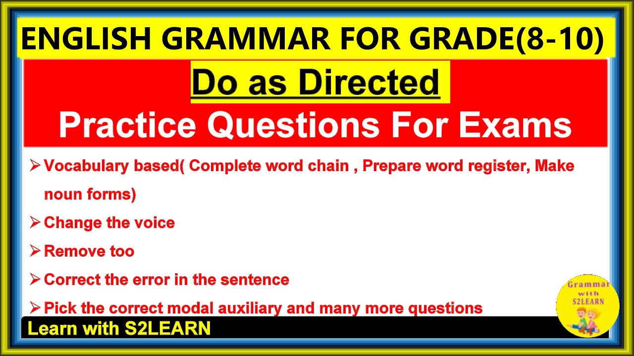 Do As Directed Do As Directed For Board Exams Class 8th 9th 10th do-as-directed-do-as-directed-for-board-exams-class-8th-9th-10th