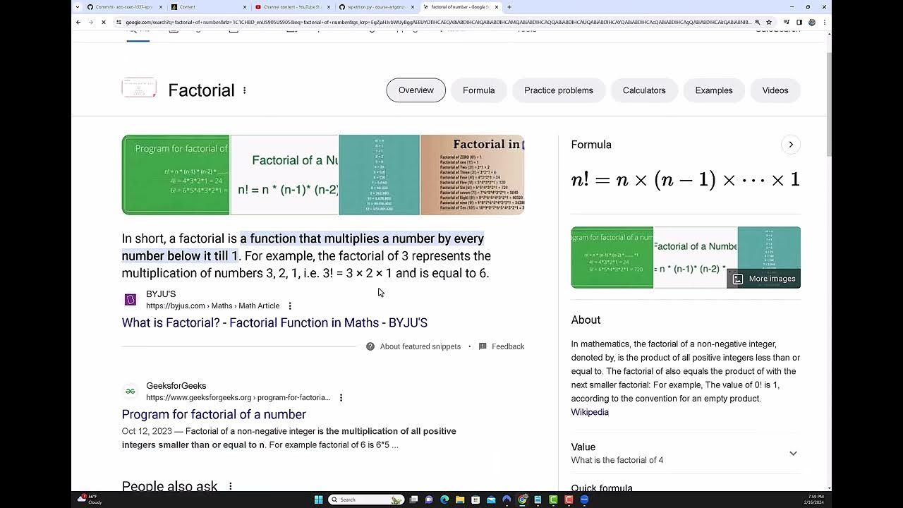 021624 COSC 1336 Python Homework 3 Overview - YouTube