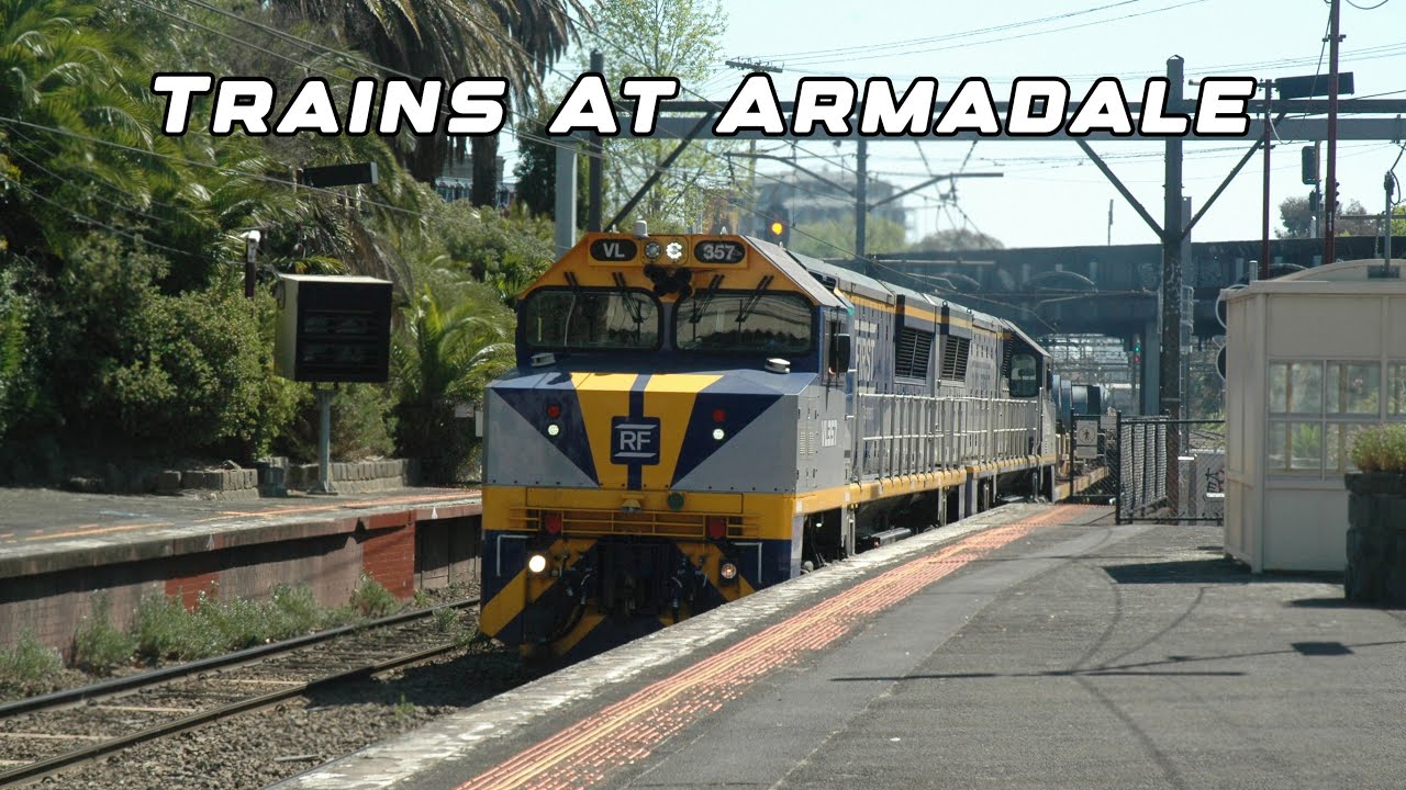 Trains At Armadale | ft. Long Island Steel & Maryvale | VL356, VL357 ...