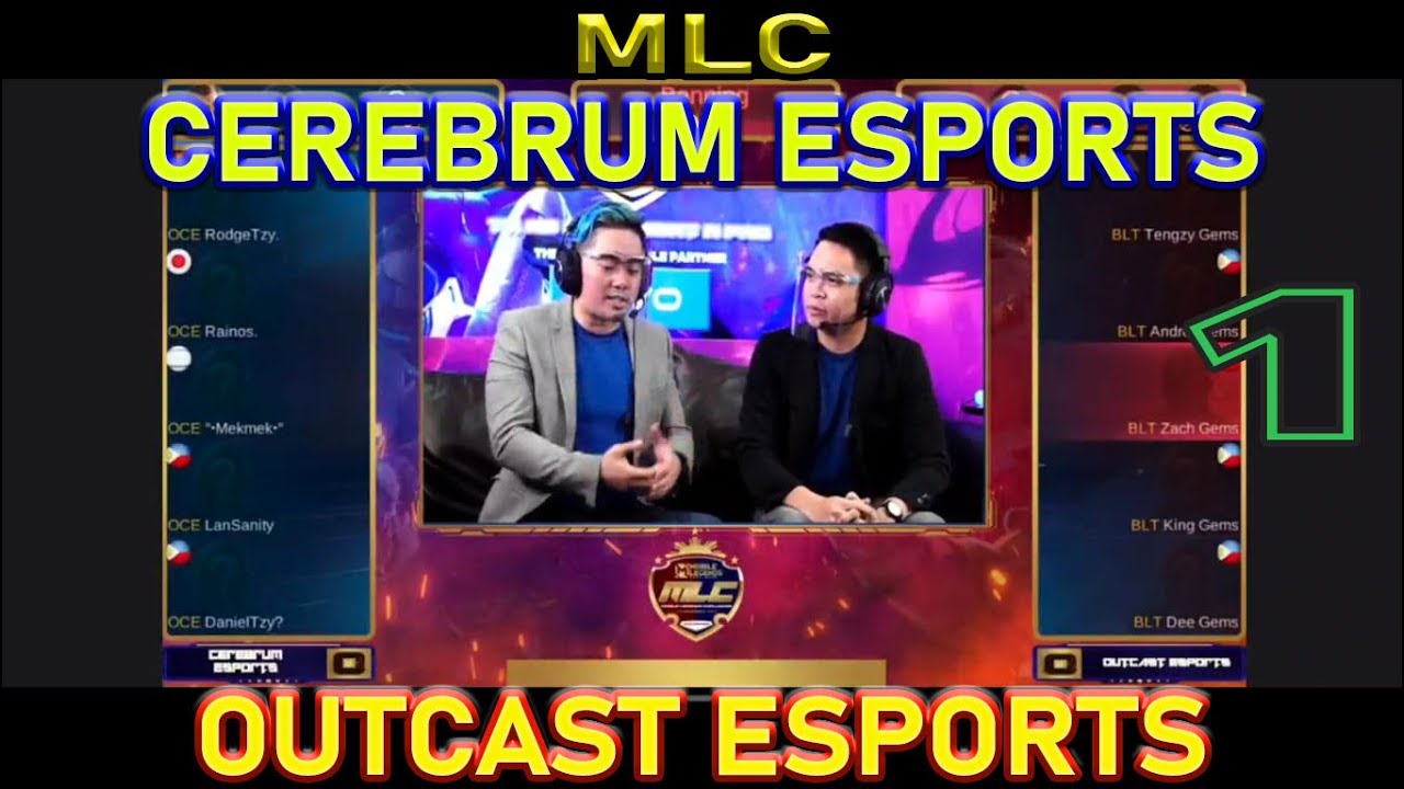 CEREBRUM ESPORTS VS OUTCAST ESPORTS (GAME#1) MLC PLAYOFFS STREAMERS VS ...