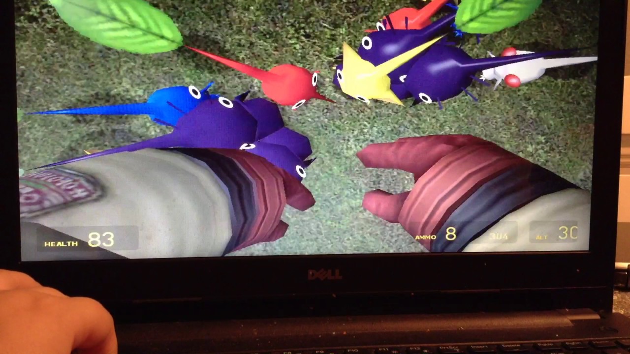 Pikmin mod inside Gary's mod - YouTube