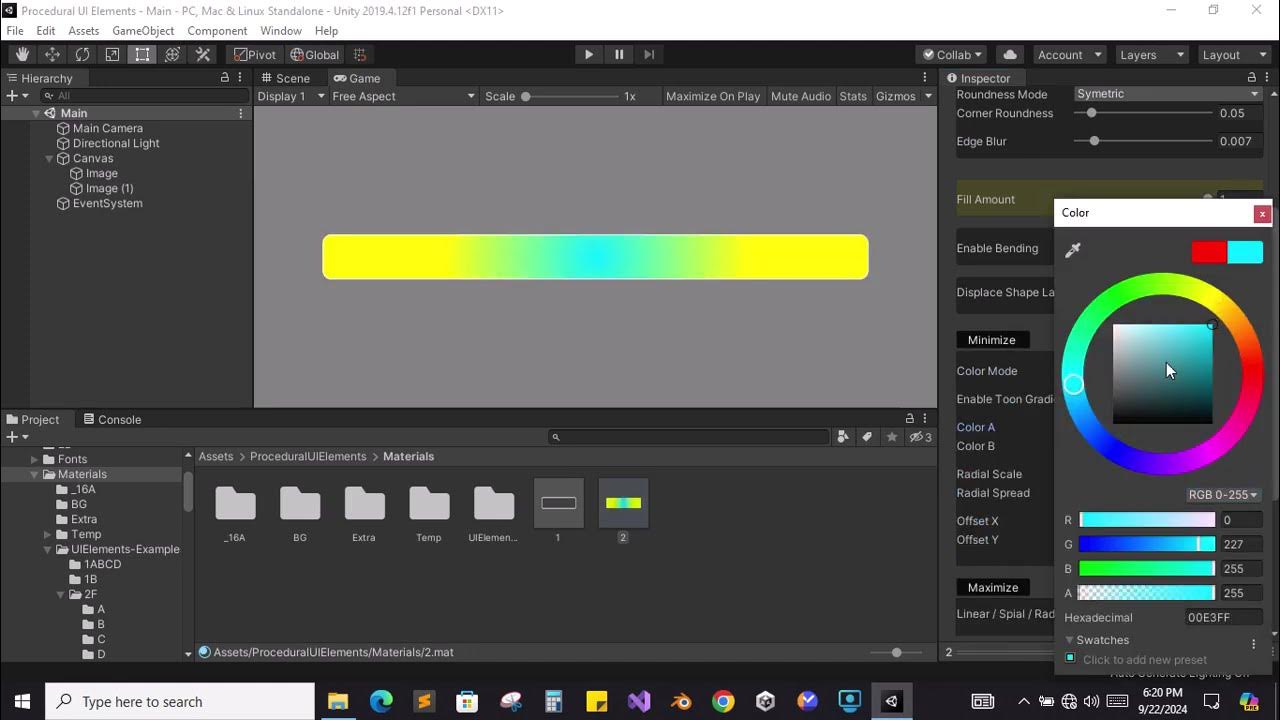 2F - 4 - Procedural UI Elements - Unity - YouTube