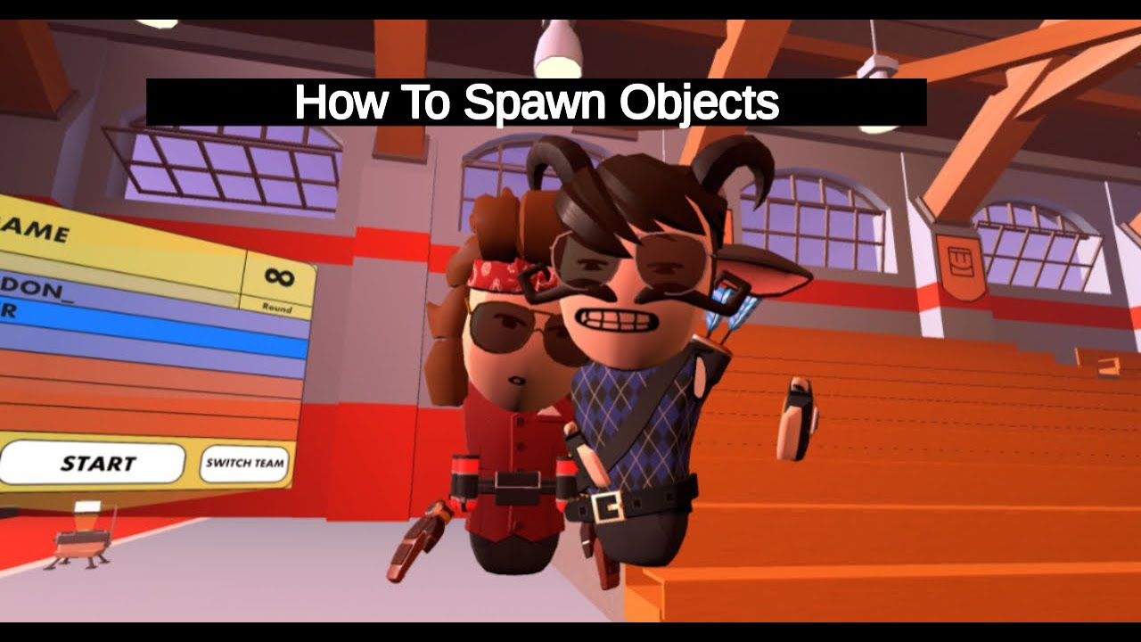 How To Spawn Objects In Rec Room Youtube