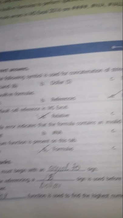 class 6th computer chapter 2 working in excel book exercise - YouTube