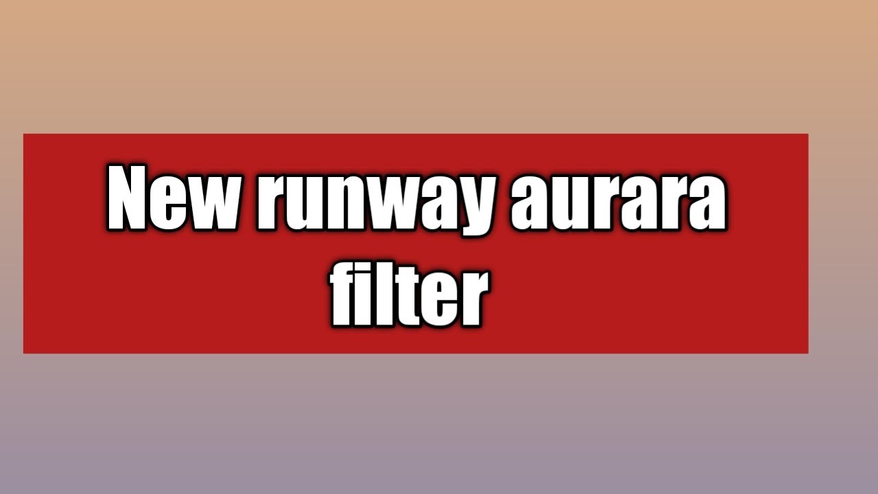 how to make reel with runaway aurora filter!! || Trending reels ...
