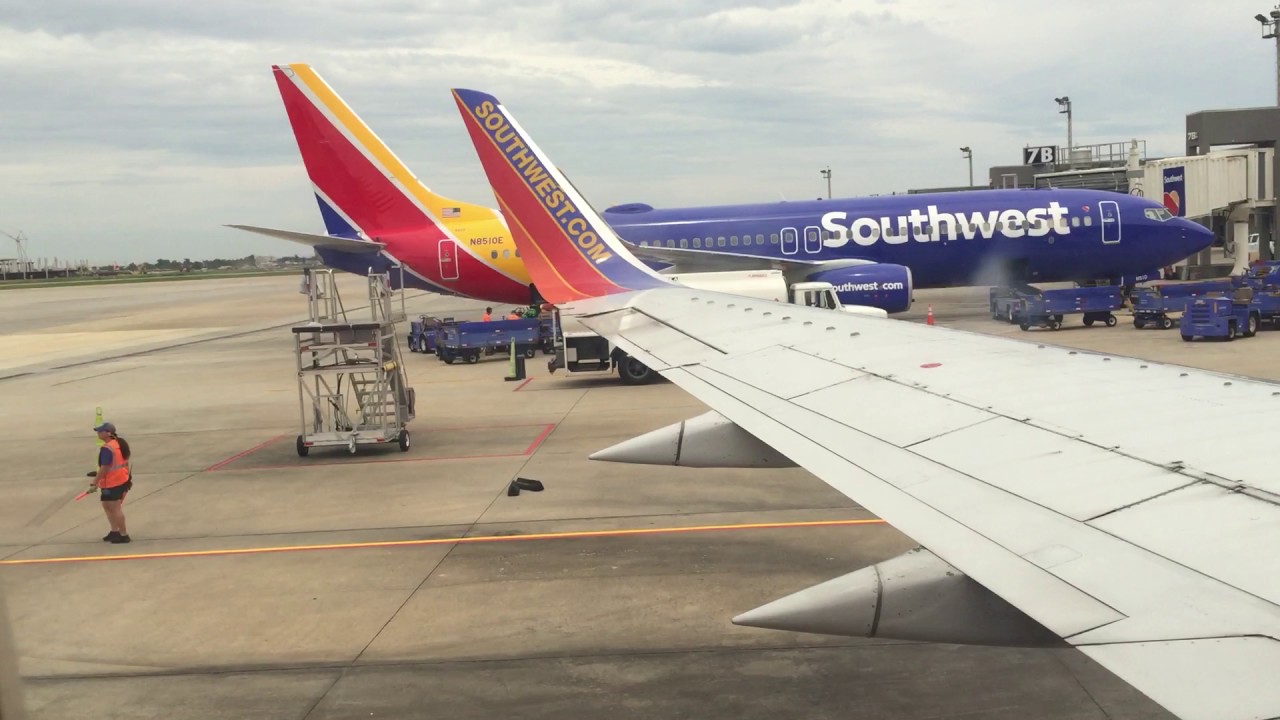 Take-Off From MSY: Southwest Airlines Flight 36 - YouTube