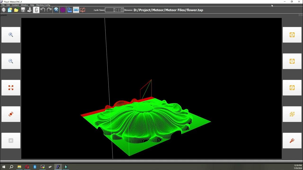 3D View | CNC Controller | MeteorCNC | CNC Router | Made In India | Accelus Robotics - YouTube