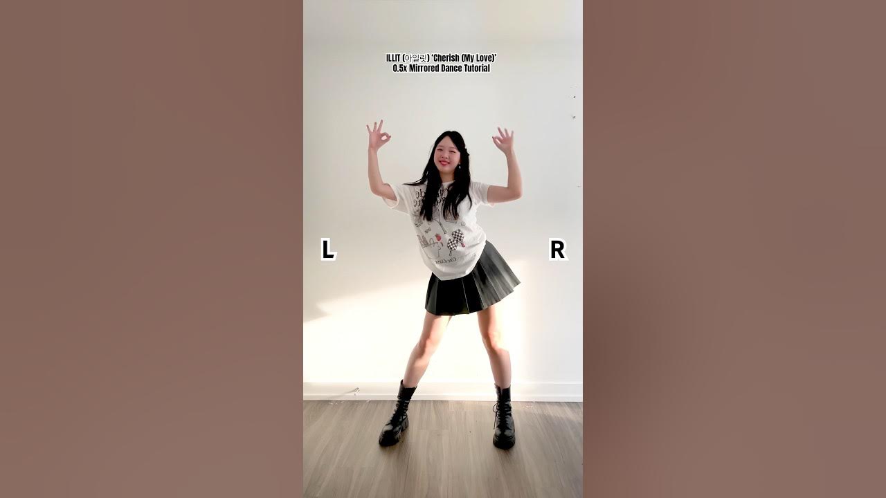ILLIT (아일릿) ‘Cherish (My Love)’0.5x Mirrored Dance Tutorial🎀 #illit #cherish #dancetutorial ...
