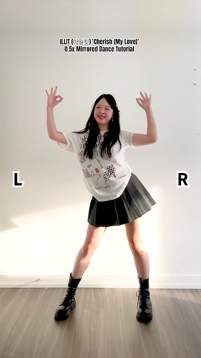 ILLIT (아일릿) ‘Cherish (My Love)’0.5x Mirrored Dance Tutorial🎀 #illit #cherish #dancetutorial ...