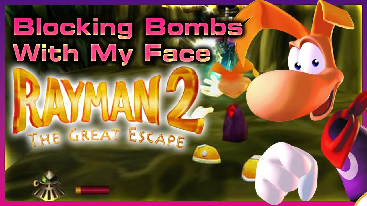 Blocking Bombs With My Face: Rayman 2 Gameplay - YouTube