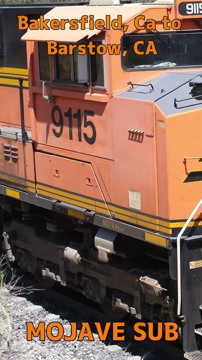 BNSF 9115 EB H-BAKBAR Bakersfield, Ca to Barstow, CA 7-31-2024 - YouTube