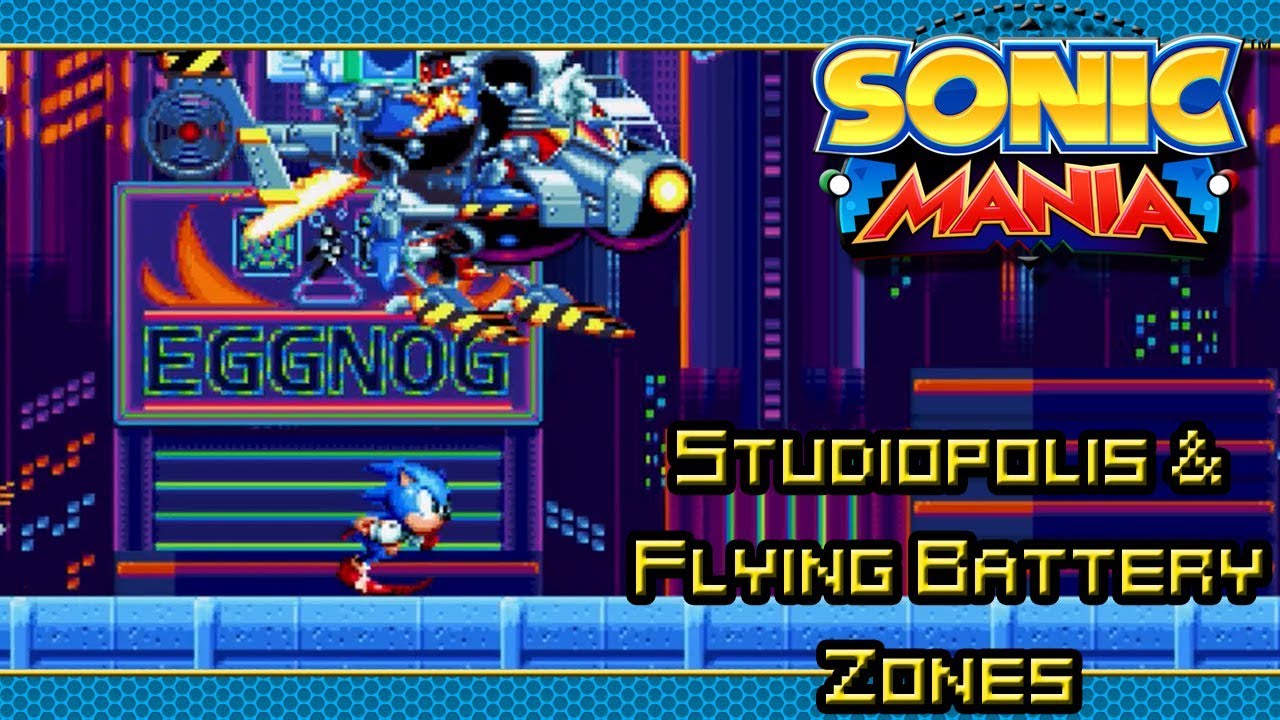 Sonic Mania Walkthrough (Switch | Sonic & Tails | Studiopolis & Flying ...