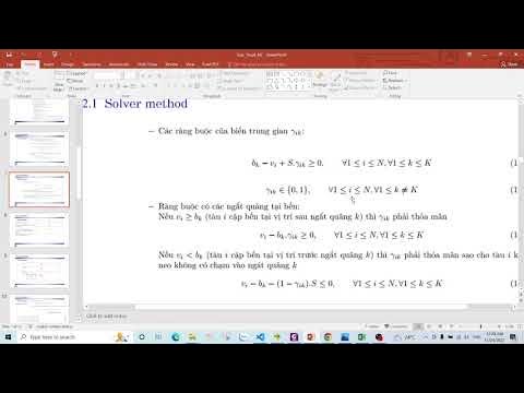 Berth Allocation Problem - advance algorithms 2022 - YouTube