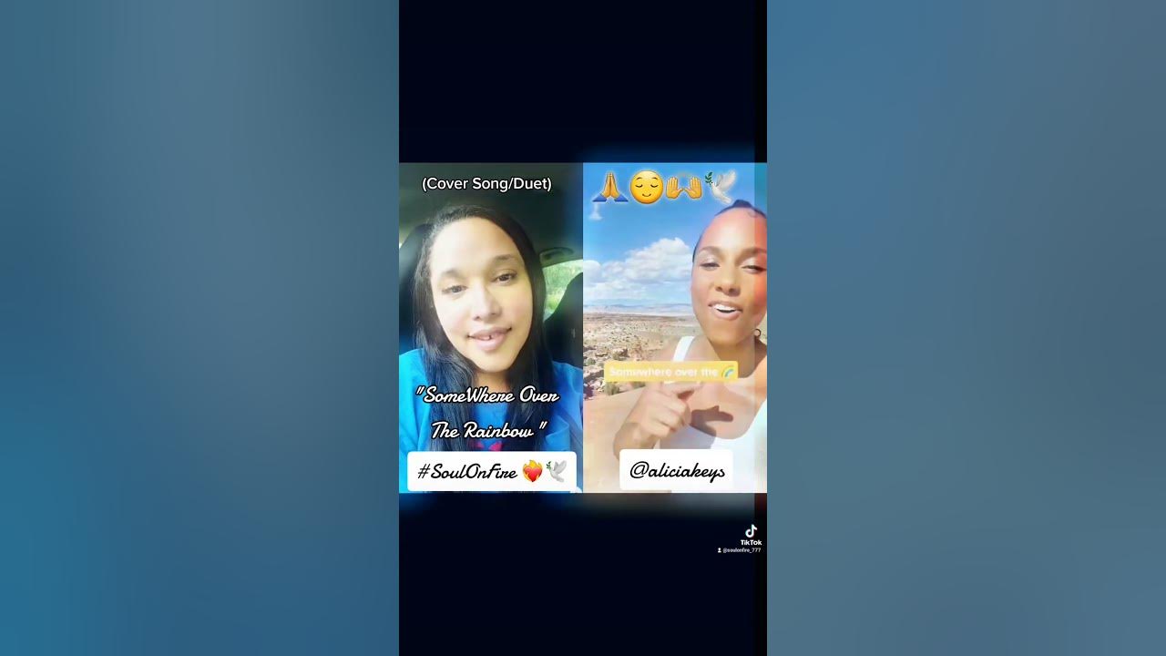 "SomeWhere Over The Rainbow" (Cover Song/Duet)By: SoulOnFire & @AliciaKeys - YouTube