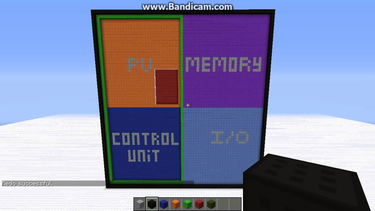 Advanced Redstone Computer Tutorial 3 How To Start On A Cpu Youtube
