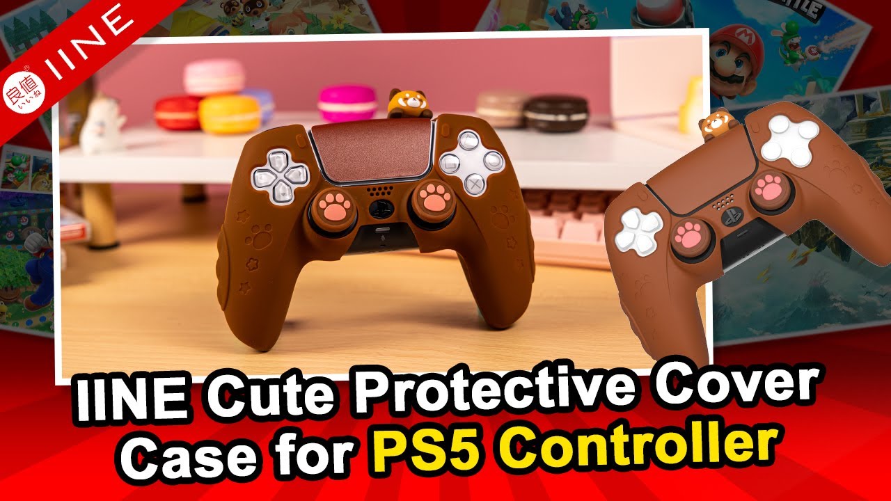 IINE Cute Protective Cover Case for PS5 Controller 💗 - YouTube