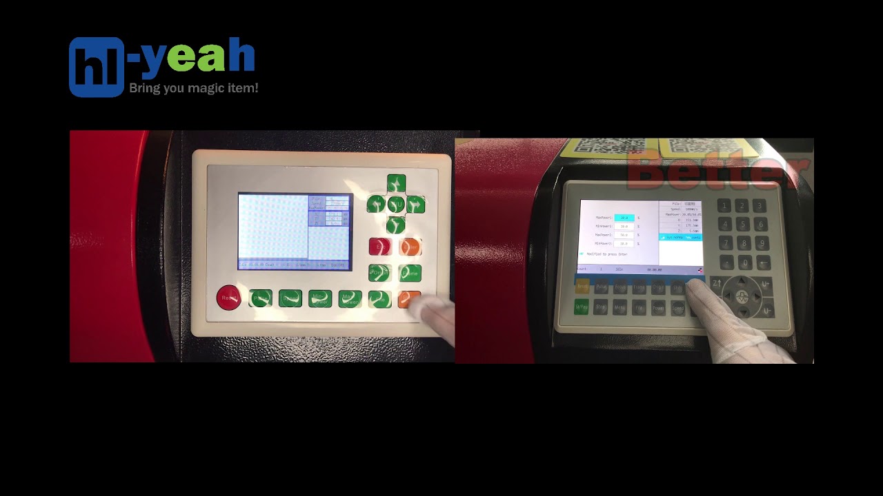 DSP Ruida RDC6445 system operated easier than RDC6442 - YouTube