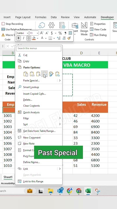 Automate Data Entry with VBA Macros in 30 Seconds! ⏱️ #ExcelHacks #exceltips - YouTube