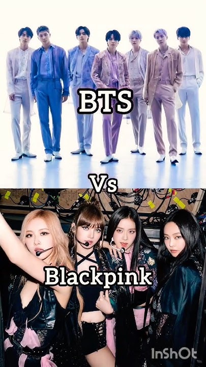 BTS vs BLACKPINK 💕 (No hate) #youtubeshorts #shorts #mostpopulr #viralshort #bts #blackpink # ...