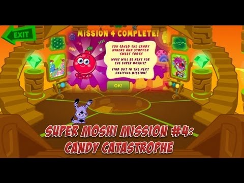Moshi Monster Cheats: Super Moshi Mission #4 -- Candy Catastrophe - YouTube