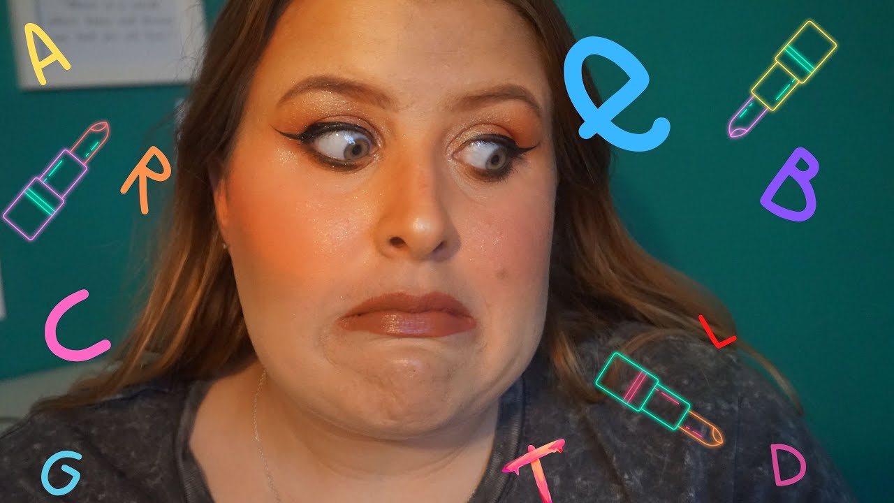 Doing My Makeup In ALPHABETICAL Order - YouTube