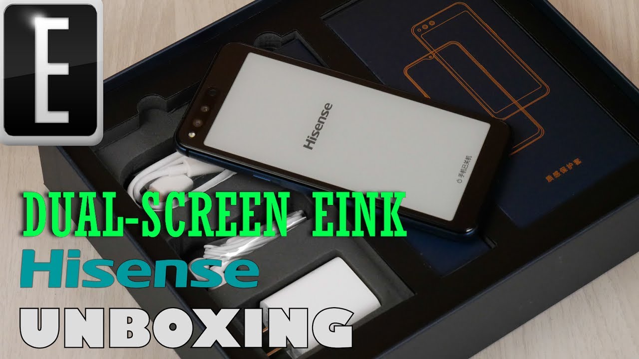 DUAL SCREEN EINK Smartphone with Android | Hisense A6L Unboxing - YouTube