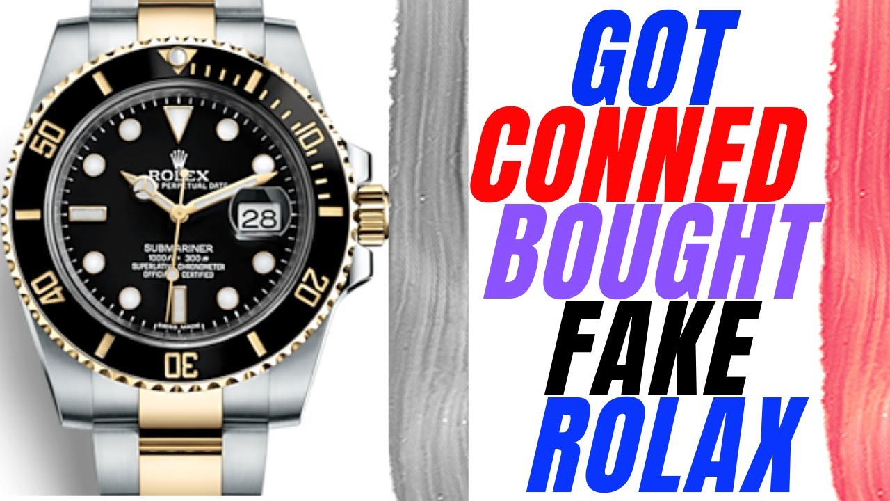 FAKE ROLEX, GOT SCAMMED BY AN EMPLOYEE - YouTube