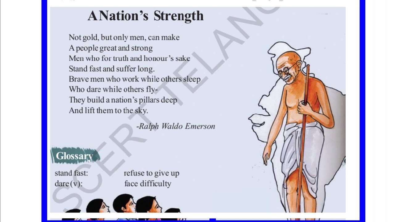 A Nations Strength poem|| 6th class English|| Rhyme - YouTube