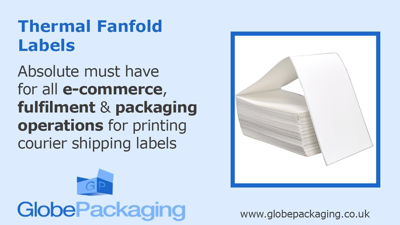 Thermal Fanfold Label | Shipping Labels | www.globepackaging.co.uk ...