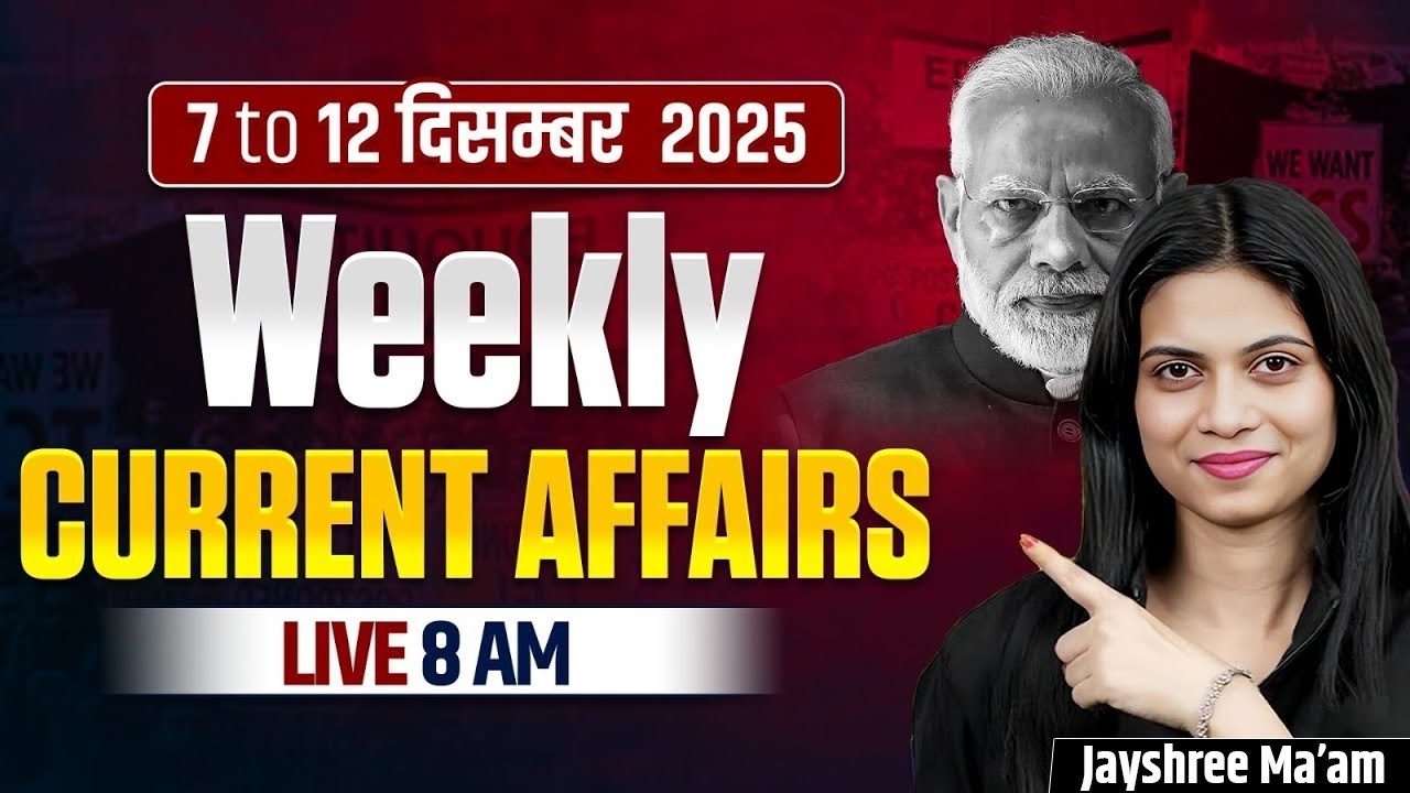 Weekly Current Affairs | Current Affairs of the Week | Current Affairs ...