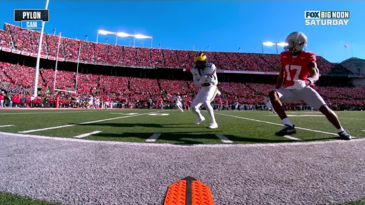 Aamir Hall INTERCEPTION at Ohio State | Michigan Football - YouTube