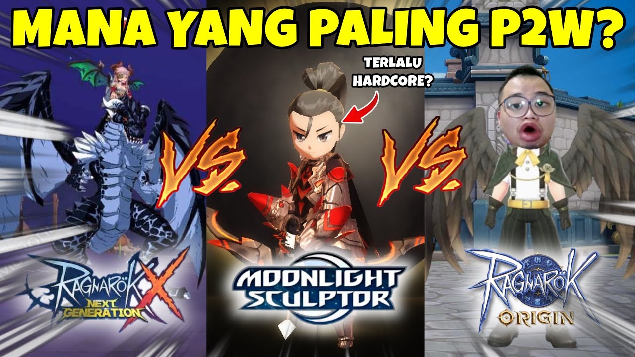 MOONLIGHT SCULPTOR VS ROO VS ROX MANA YANG PALING P2W? - YouTube