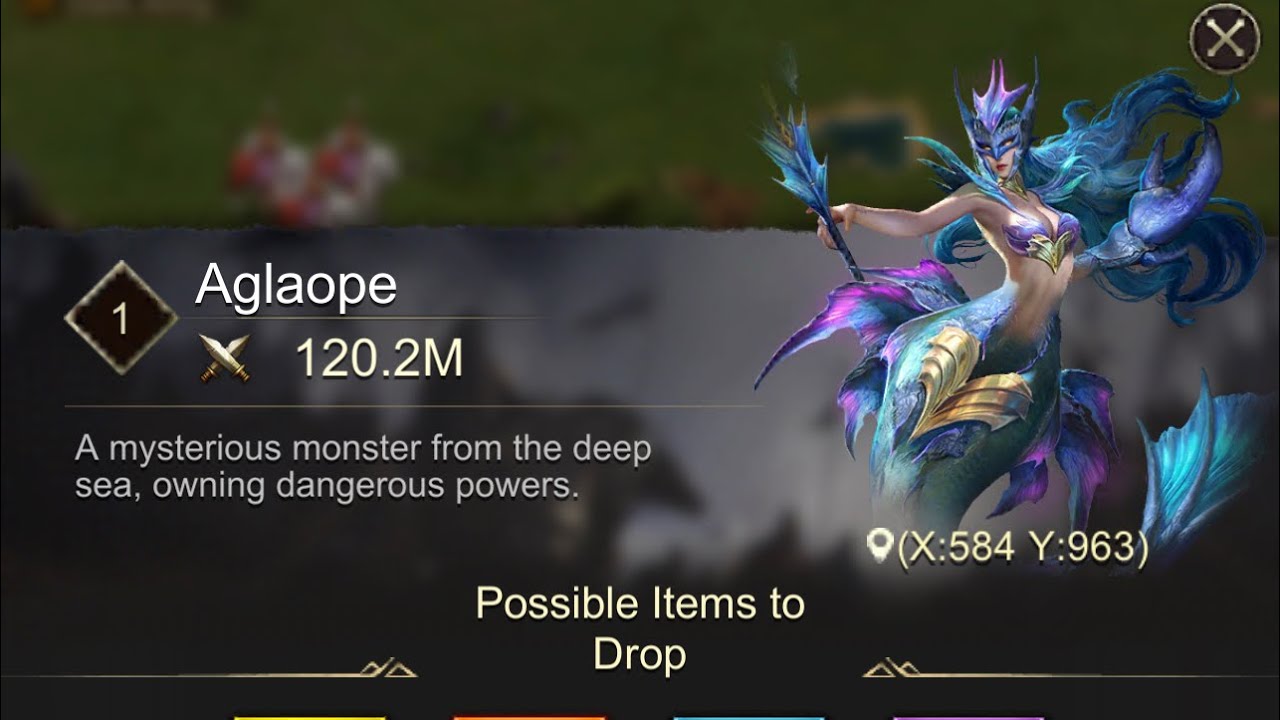 Evony Kings New Monster Aglaope giving Tactic Scrolls , Gold and 4 Days ...