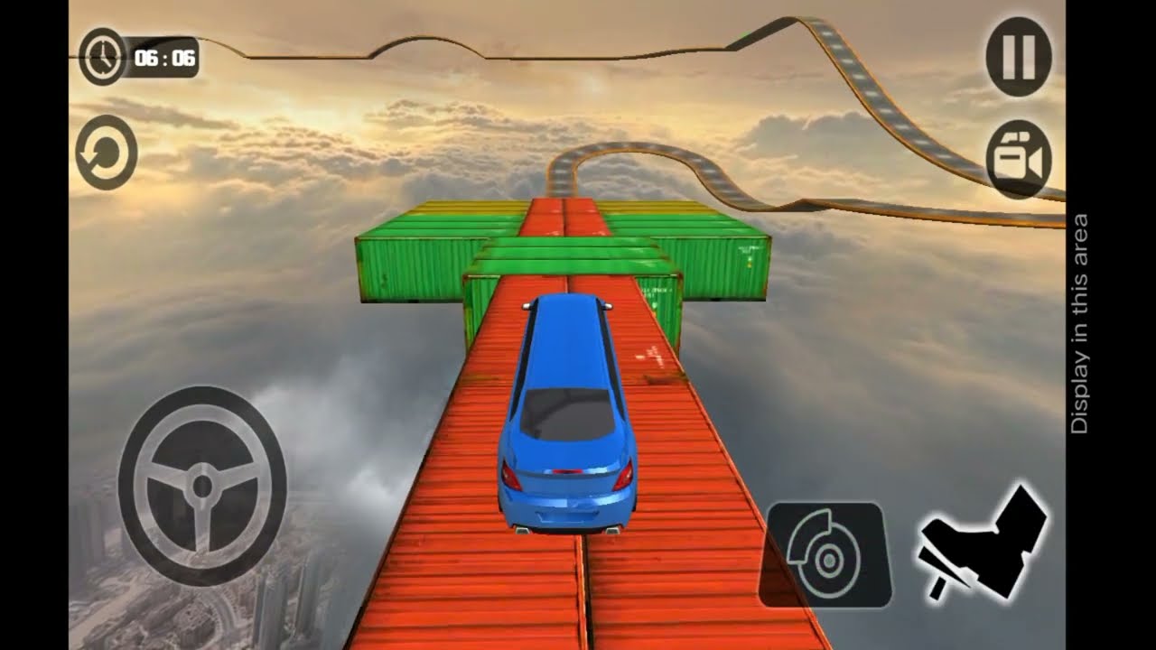 Impossible Blue Limousine Track Driving || Blue Limousine Car driving ...