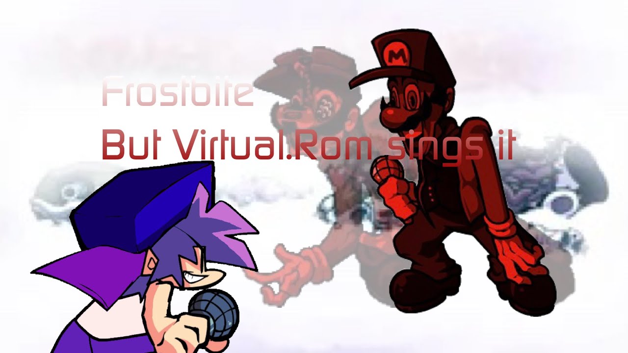 Rombite (Frostbite, but Virtual Rom sings it) | FNF Cover - YouTube