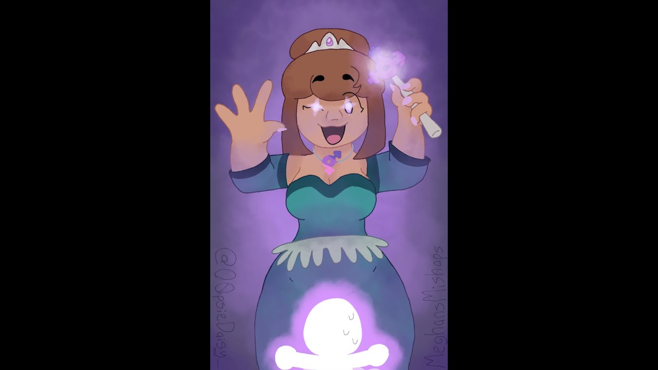 Princess Daisy's Magic Tricks! [ART TIMELAPSE] #shorts - YouTube