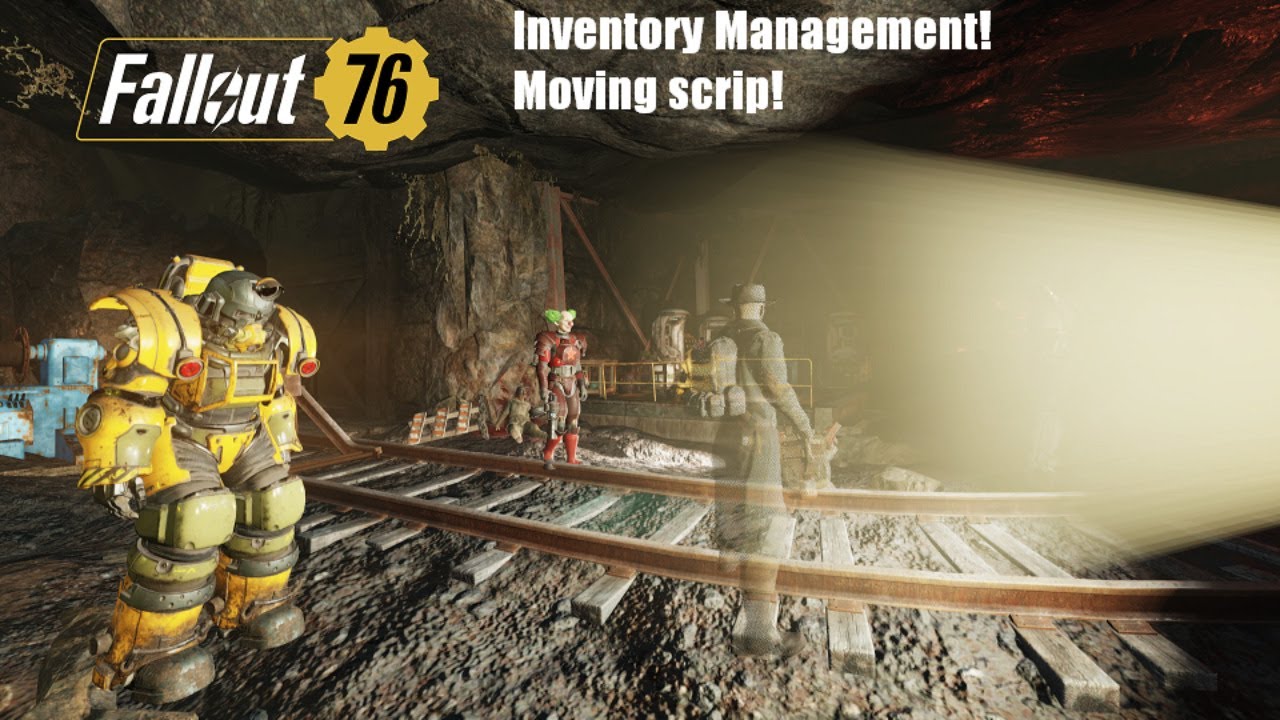 Fallout 76 One Wasteland Inventory Management! Moving scrip! And ...