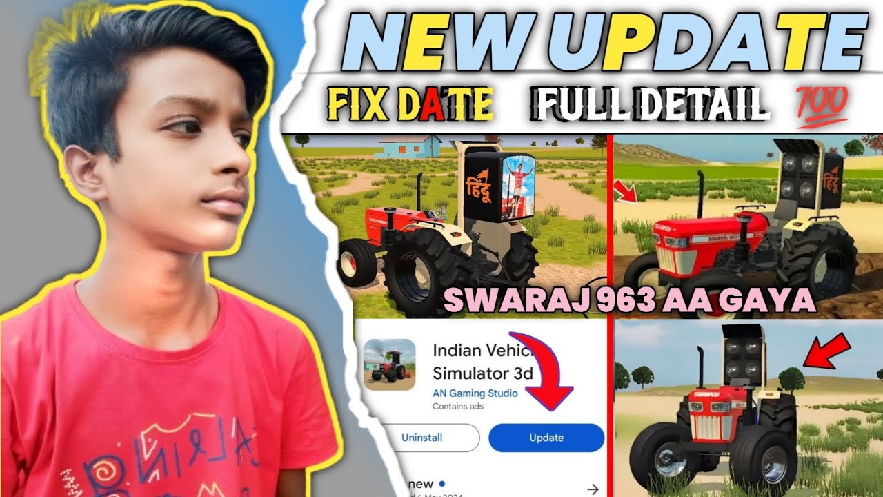 Nishu Deshwal Swaraj 963 Tractor New Update In Indian Vehicles ...