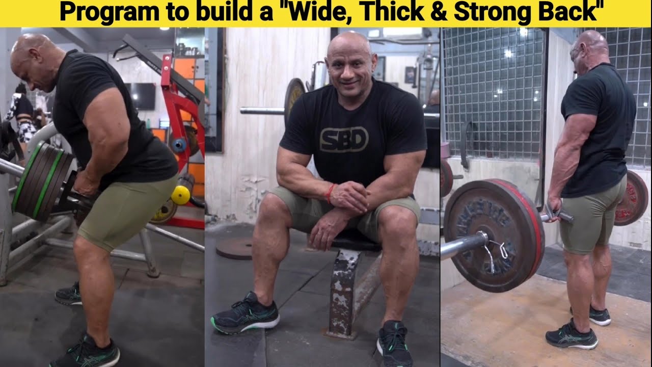 Program to build a "Wide, Thick & Strong Back" | Best exercises for ...