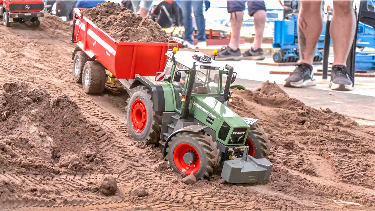 MEGA RC TRACTORS, TRUCKS, CRANES, RC FARMING! - YouTube