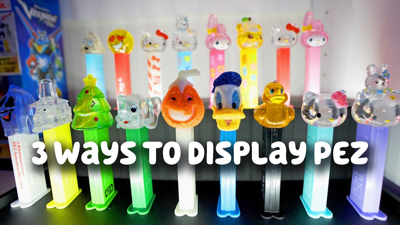 3 PEZ Displays from Michaels - YouTube