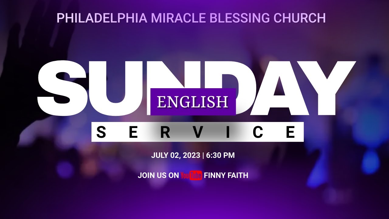 PMBC || Sunday English Service || July 2nd || Ps. Lincy Finny || Ps ...