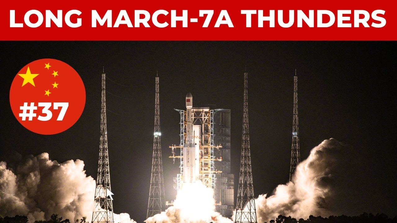 BREAKING: China blasts ChinaSat-4A atop a majestic Long March-7A rocket in stunning launch - YouTube