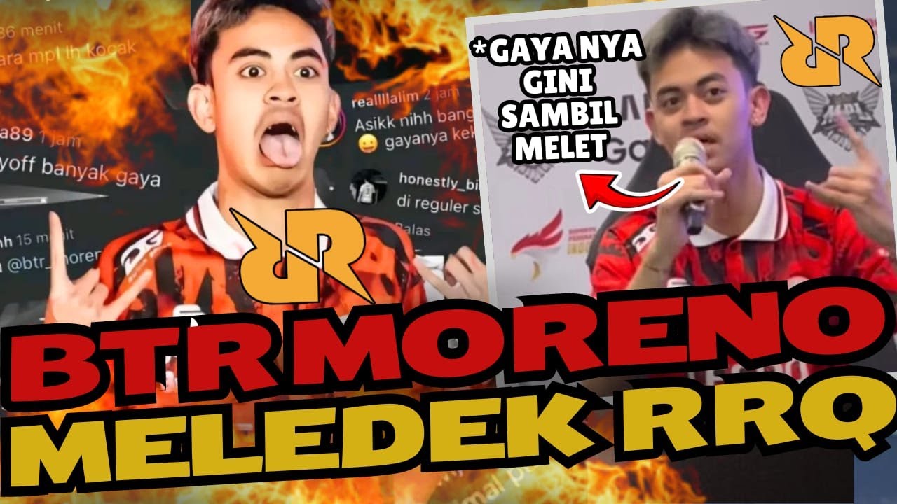 KLARIFIKASI! BTR MORENO DI HUJAT KARENA LEDEK RRQ? ARTI SELEBRASI ...
