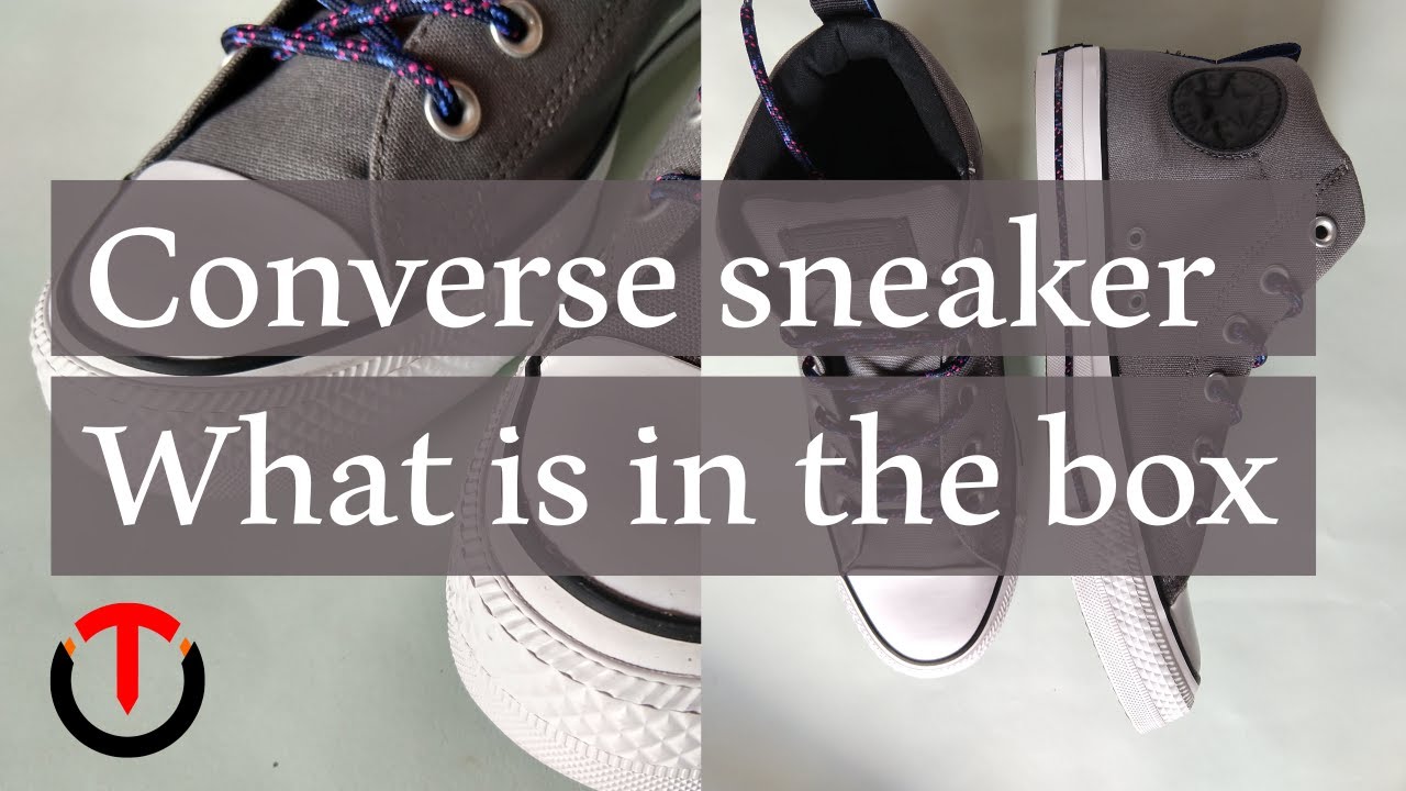 Converse Sneaker | What Is In The Box - YouTube