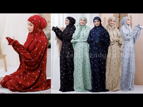 One Piece Namaz Dress/ Jilbab Cutting Stitching/ Full Length Khimar For prayer/ Namaaz Clothes DIY