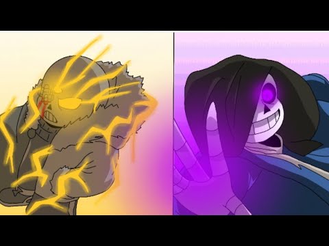 Omnithorn! Sans VS Hyper Dust !Sans [Animation] - YouTube