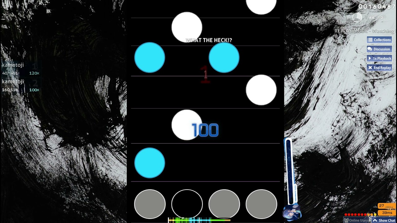 EZ osu mania full combo 3 star map =) - YouTube