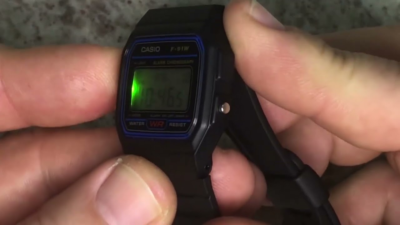 Tudo sobre o Casio f91w - YouTube