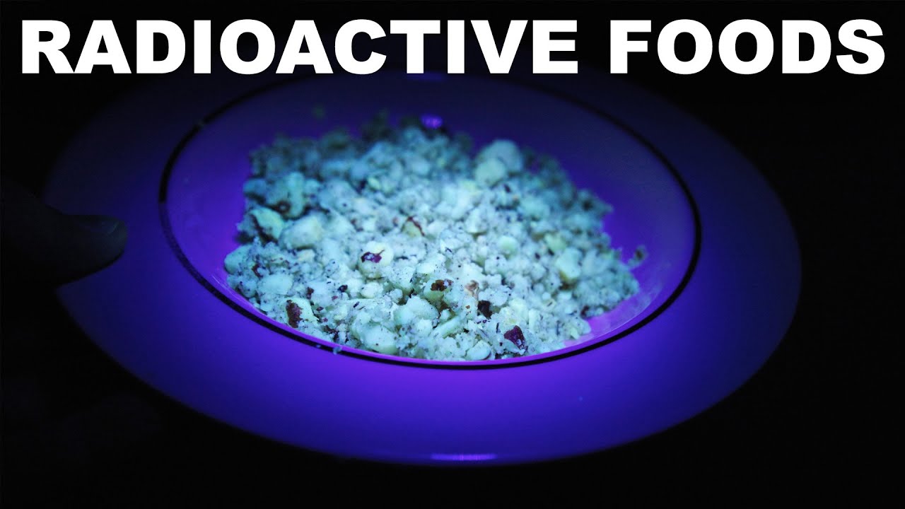 Two common foods that are ALWAYS radioactive - YouTube